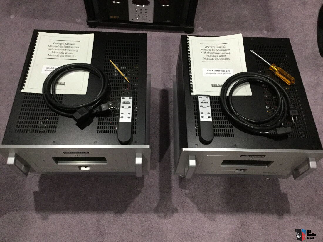 Audio Research Reference 210 Monoblock Amplifiers Photo #1930405 - US ...