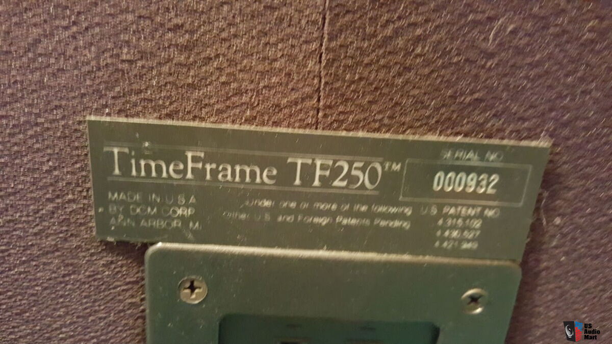 Pair of DCM TimeFrame TF250 speakers Photo #1931667 - US Audio Mart