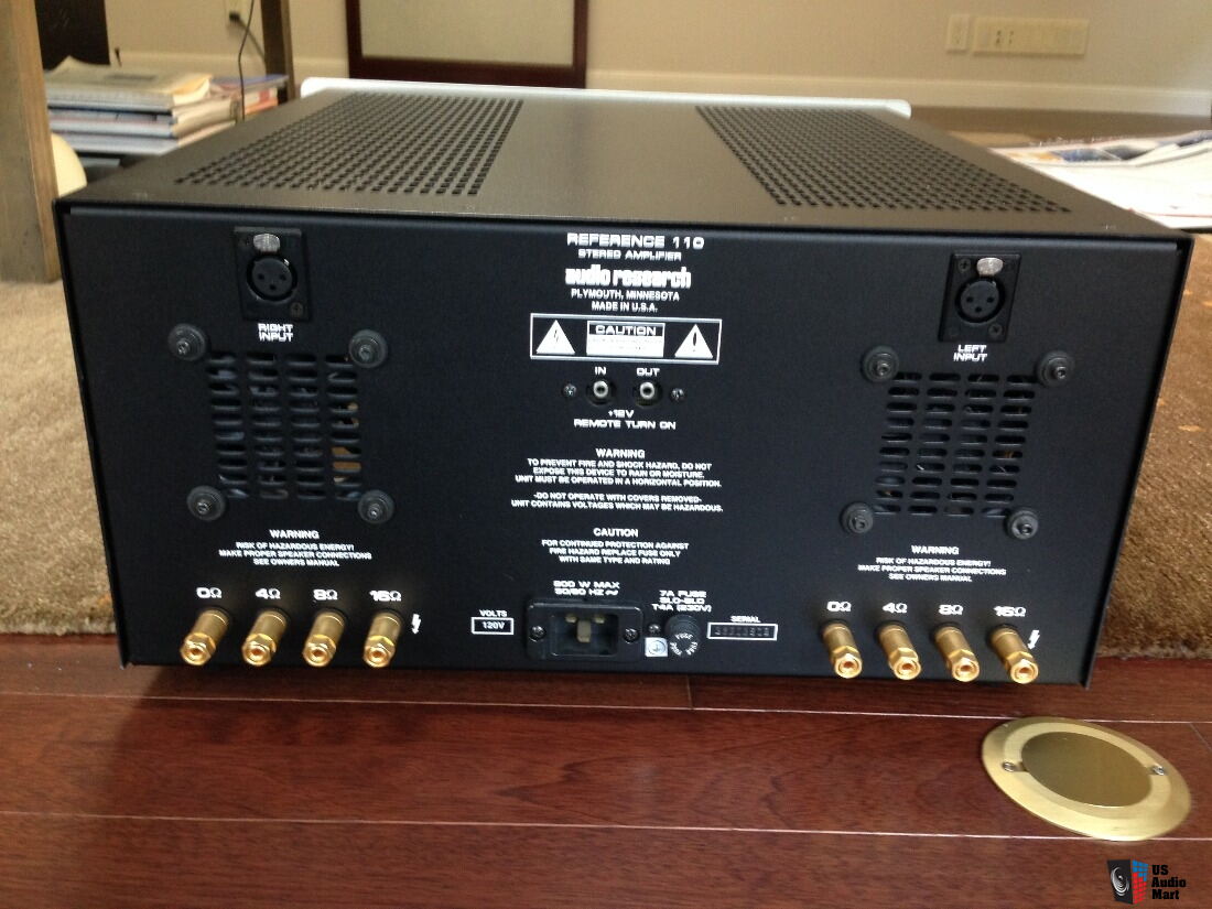 Audio Research REF110 Amplifier in silver - KT120s - reduced Photo ...