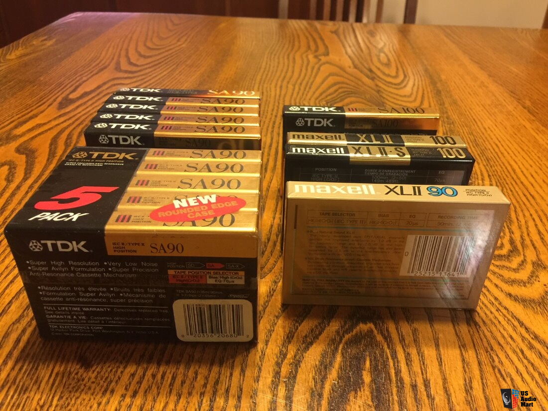 SOLD TO AUSTRALIA***TDK SA - Maxell XL-II Cassettes 90/100 minute Blank ...