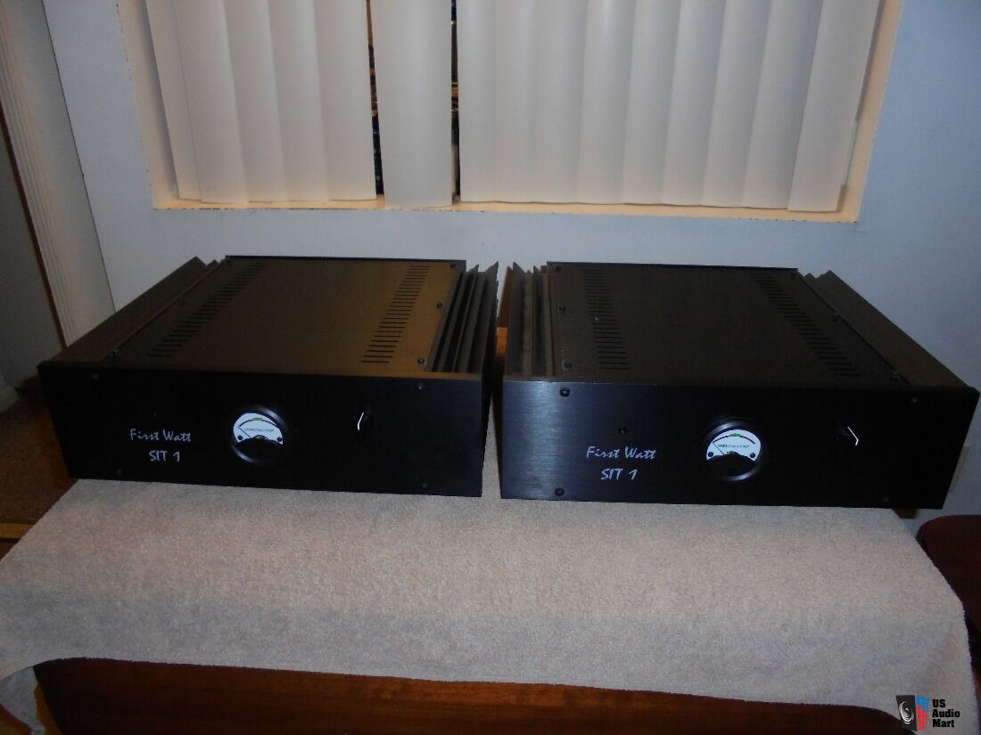 FIRST WATT SIT-1 MONO-BLOCKS "Black" Matched set serial numbers 1652 ...