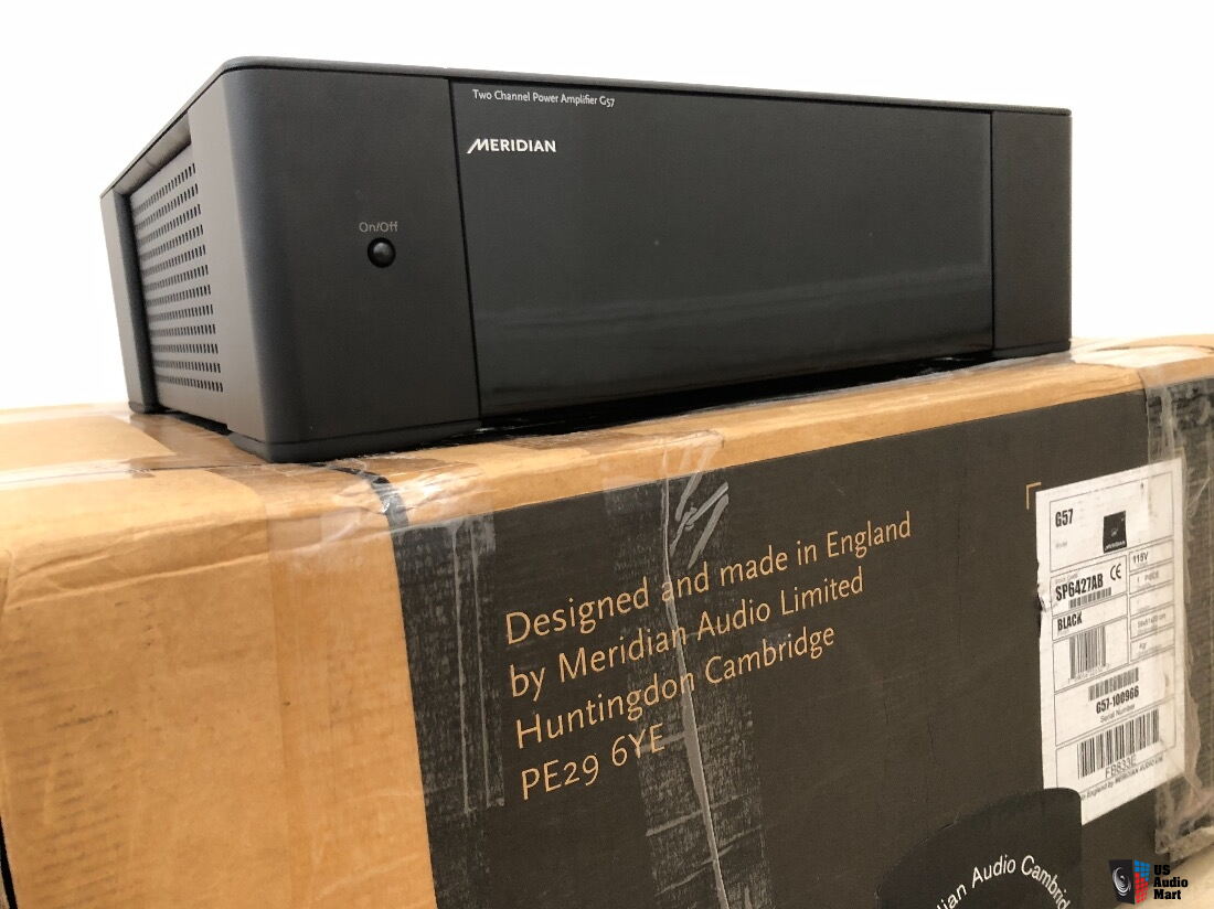 Meridian G57 Stereo Power Amplifier - black (USA shipping only!) Photo ...