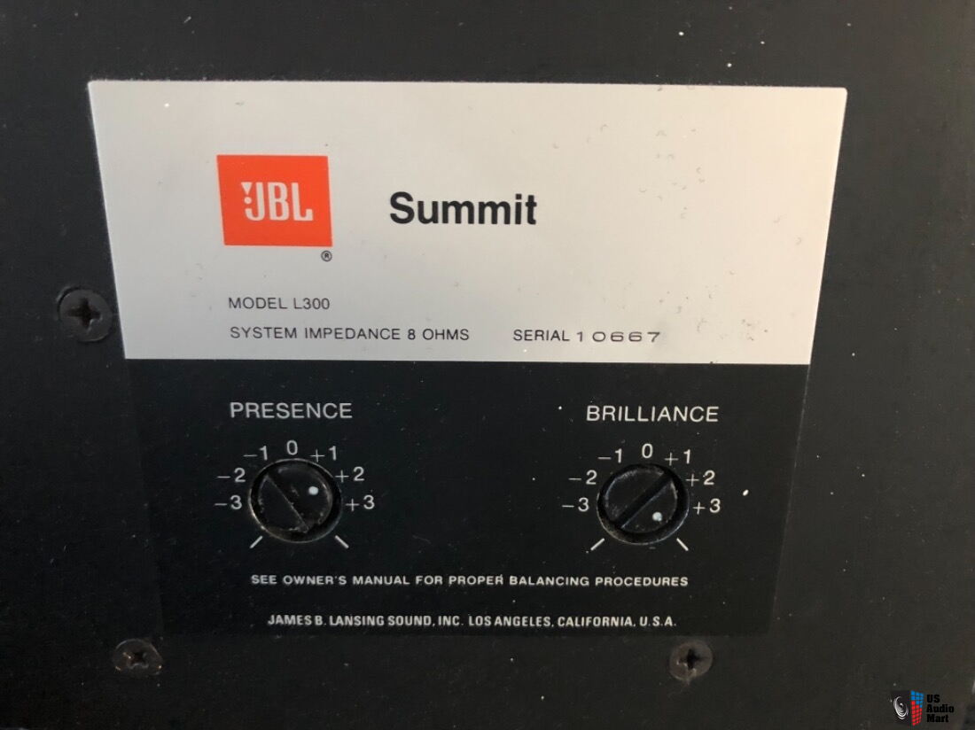 JBL SUMMIT L300 Audiophile Vintage Speakers Photo #1950172 - UK Audio Mart