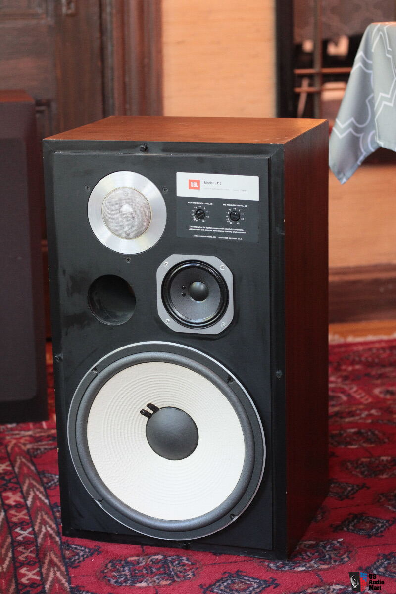 JBL L-112 "Century-II" speakers with stands - improved L-100 Photo ...