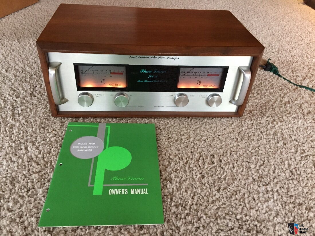Vintage Phase Linear 700 B w/ walnut cabinet Photo #1952584 - UK Audio Mart