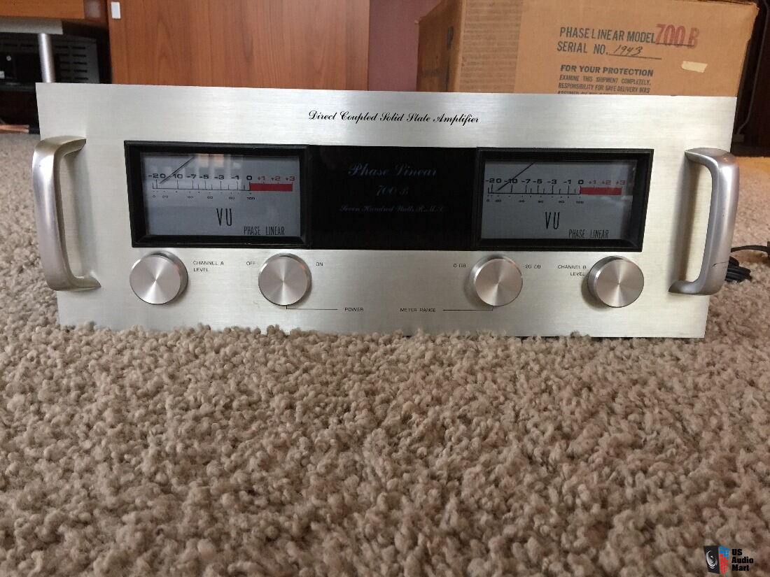 Vintage Phase Linear 700 B w/ walnut cabinet Photo #1952586 - UK Audio Mart
