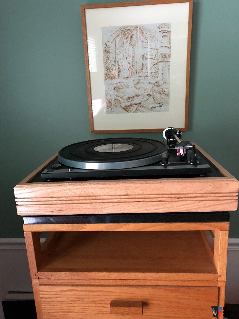 NEW LOWER PRICE Stunning Dual 701 with Custom Solid Oak Base L@@K Photo ...
