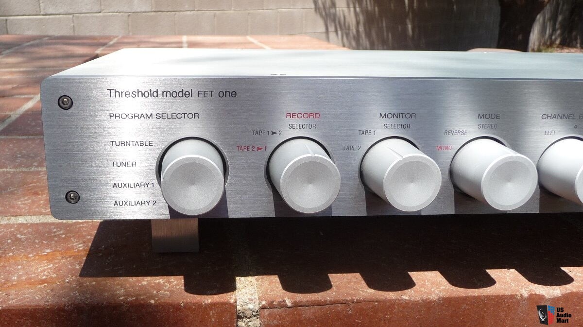 Threshold FET One Nelson Pass Preamplifier Phono Preamp Upgraded Line 1 ...