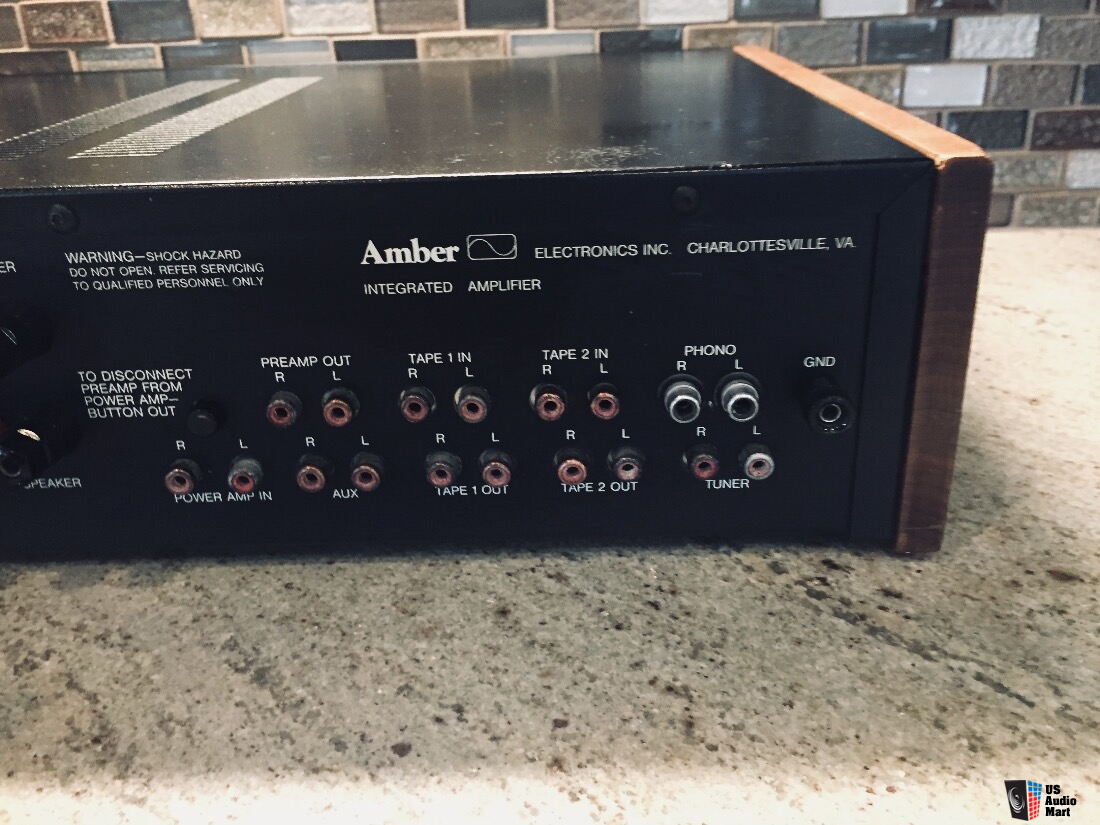 Amber Series 50B Integrated Amplifier Vintage Classic with Phono Stage ...