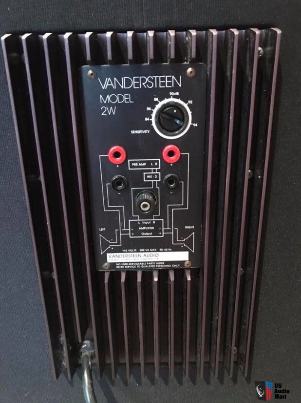 Vandersteen model 2W subwoofers PAIR with crossover PENDING SALE Photo ...