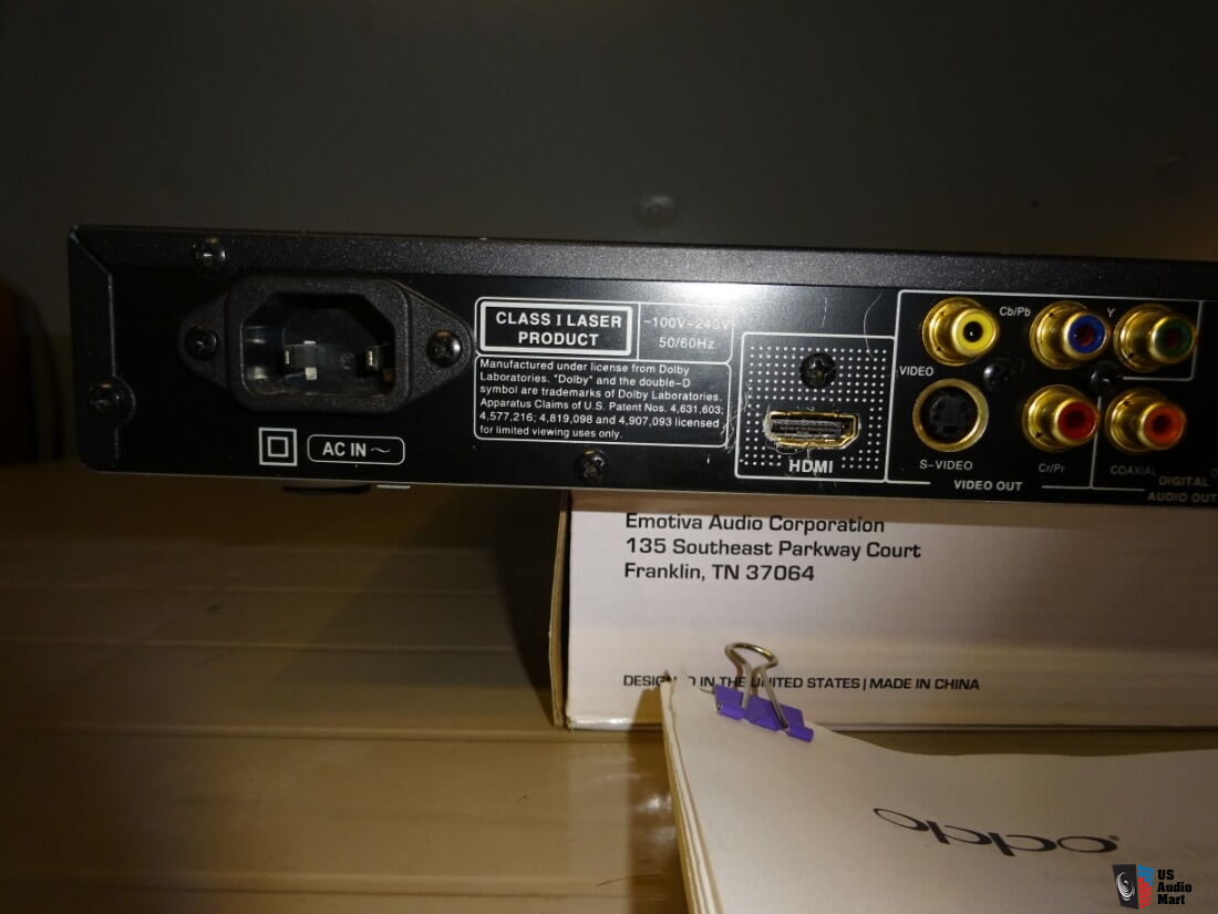 Oppo DV980H Universal Disc Player Photo #1969547 - US Audio Mart