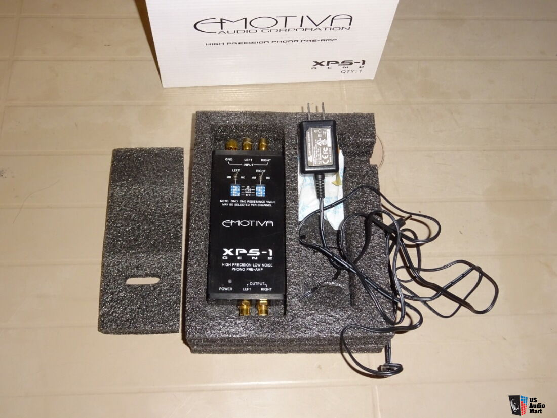 Emotiva XPS-1 MM/MC Phono Stage with linear power supply Photo #1969599 ...