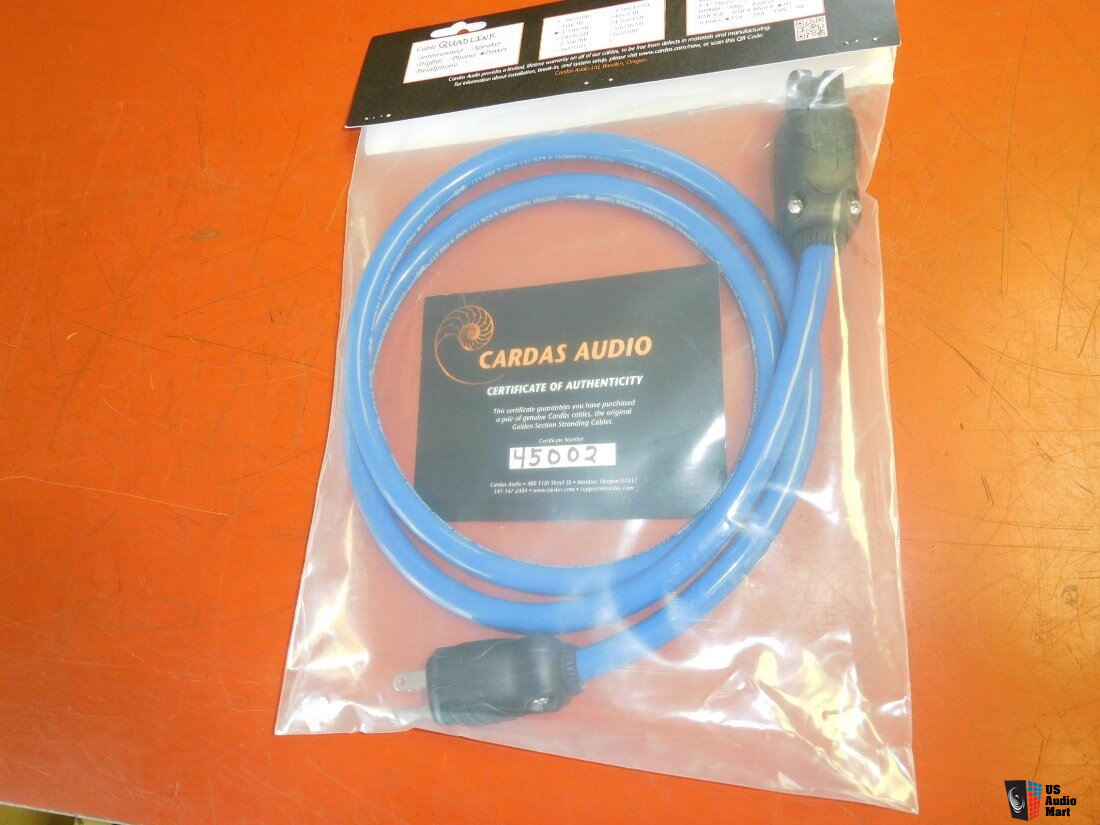 Cardas Quadlink 1.5M Power Cord Photo #1977662 - US Audio Mart