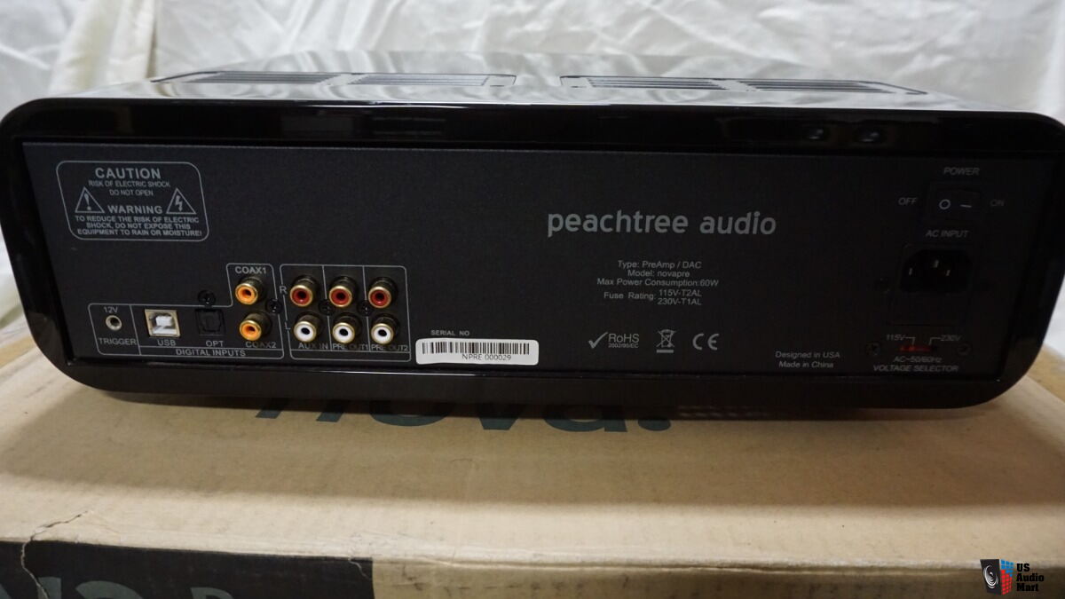 Peachtree AUDIO NOVA PRE Preamp DAC **NICE Condition and Sounds ...