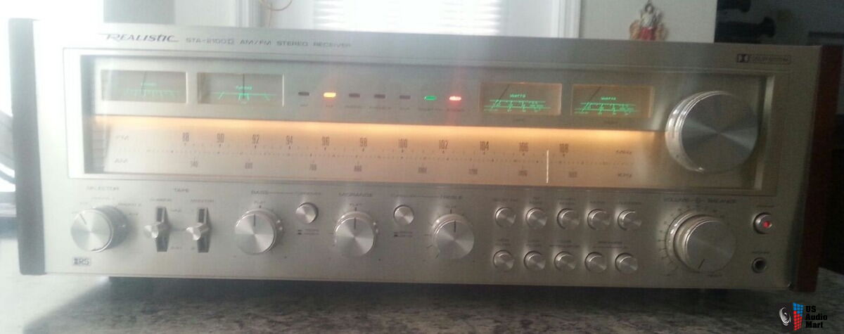 Realistic - STA-2100D Silver Face Classic Stereo Receiver Photo ...