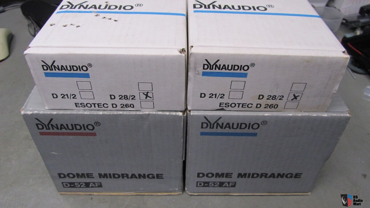DynAudio D-52F Midrange, D28/2 dome tweeter set. New condition (Sale ...