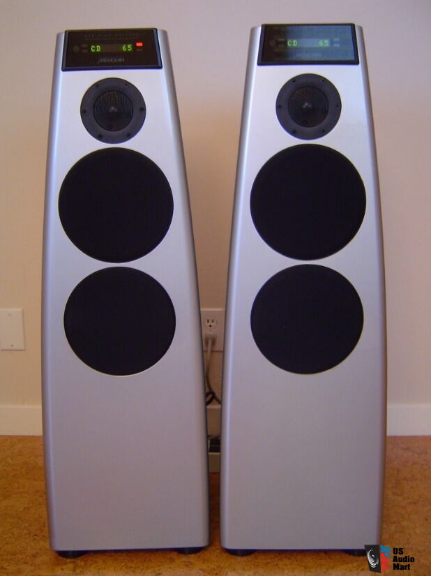 Meridian DSP5200 Digital Active Loudspeaker Silver High Gloss Lacquer ...
