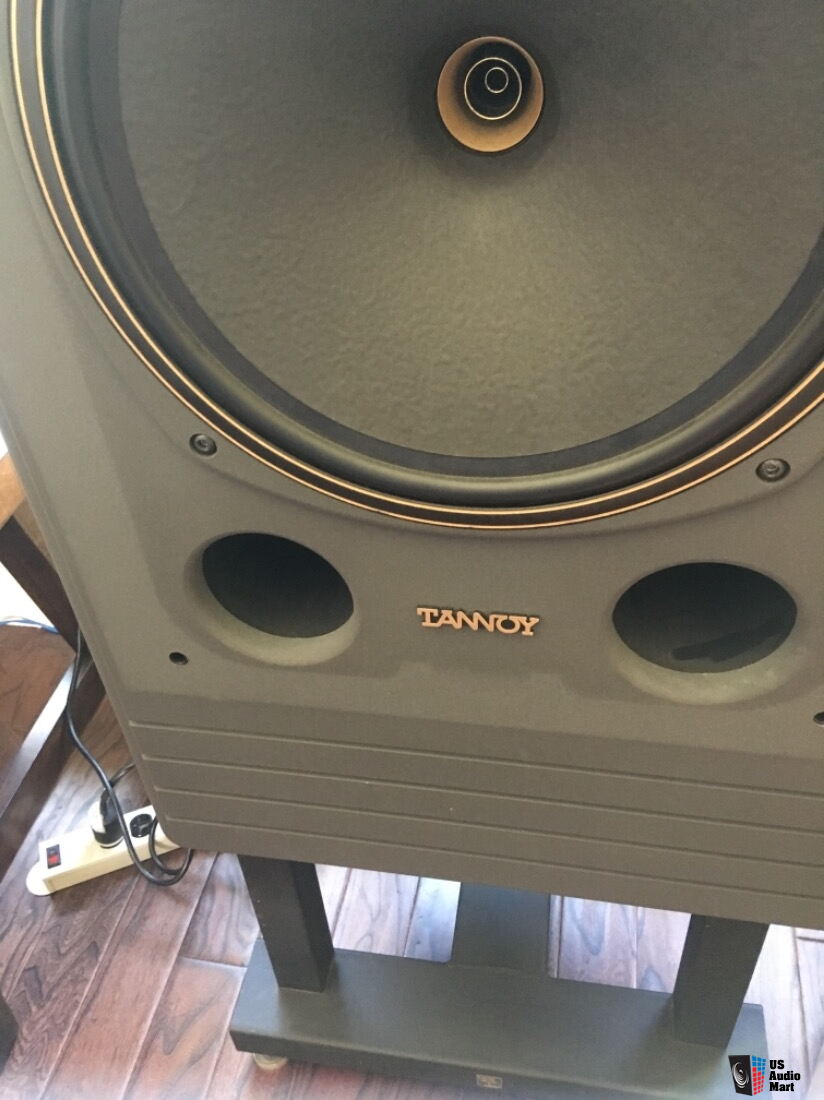 Tannoy system 15 DMT MK2 Speakers with Sound Anchor filled stands Photo ...
