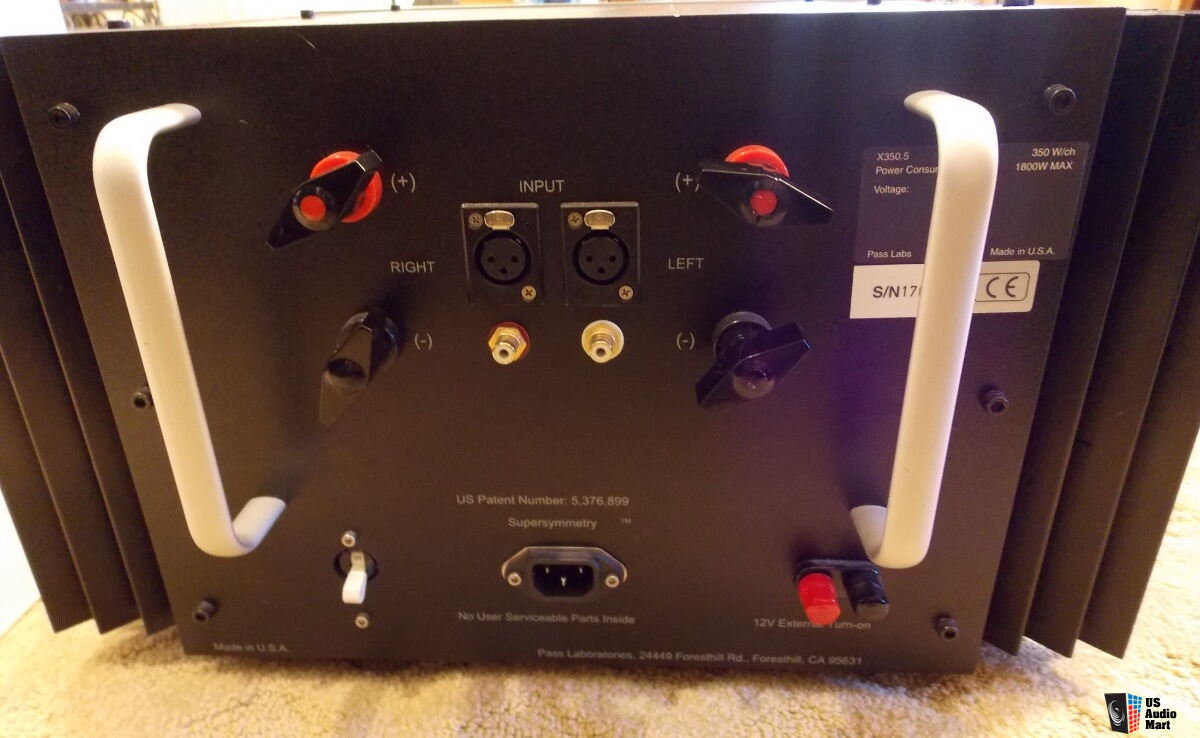 PASS LABS X350.5 Amplifier Photo #1992671 - US Audio Mart