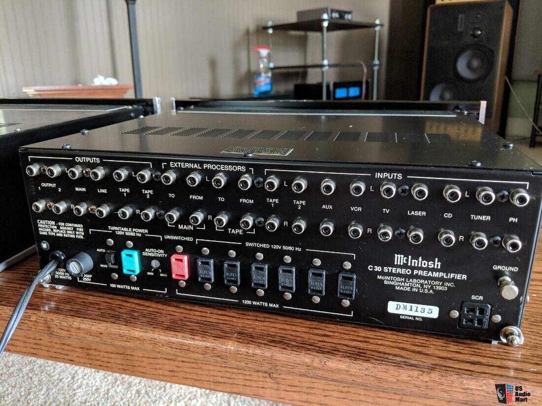 Complete McIntosh System - C30 pre, MR75 tuner, (2x) MC2205's - 400 WPC ...