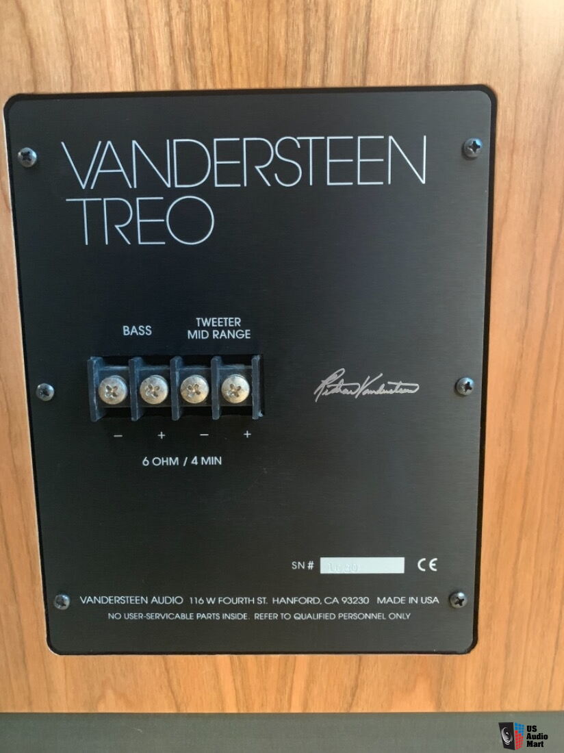 Vandersteen Audio Treo speakers in Cherry- SALE PENDING Photo #1939670 ...