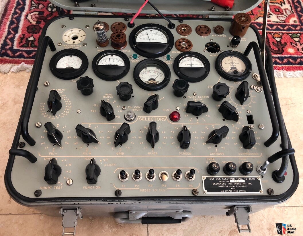 TV-2C/U Military Tube Tester, Rare Photo #2024528 - US Audio Mart
