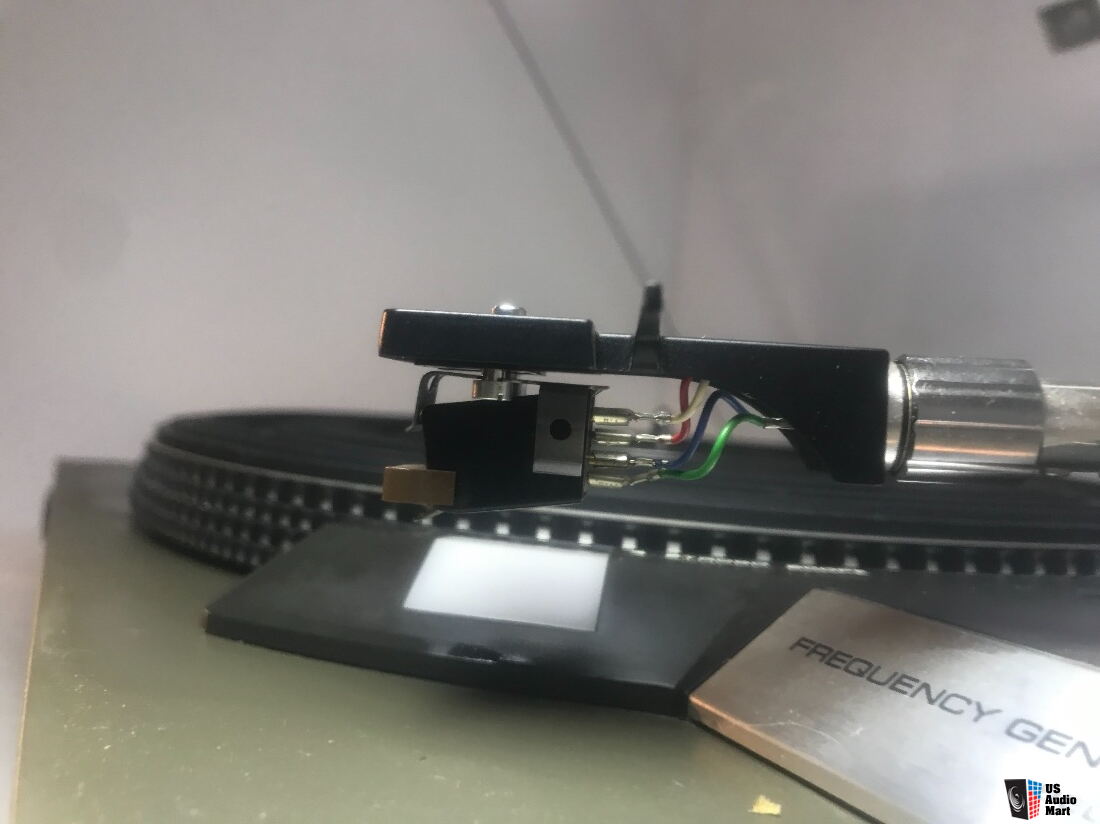 Technics SL-23 belt drive turntable with new belt and Shure M75ECS cart ...
