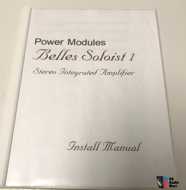 Belles Soloist 1 Integrated Amplifier,125 Watts per channel. w/remote ...