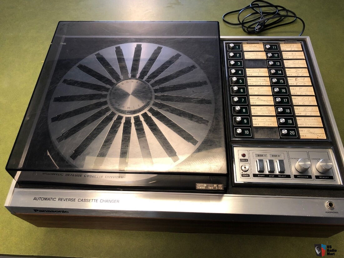 Panasonic RS-296US Automatic Reverse Cassette Changer -Very Rare Photo ...