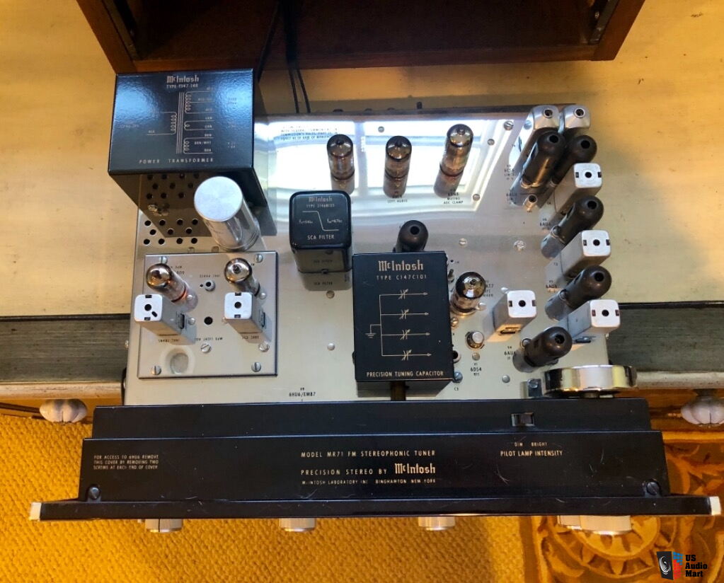 McIntosh MR71 classic tuner - new tubes, extras, optional cabinet Photo ...