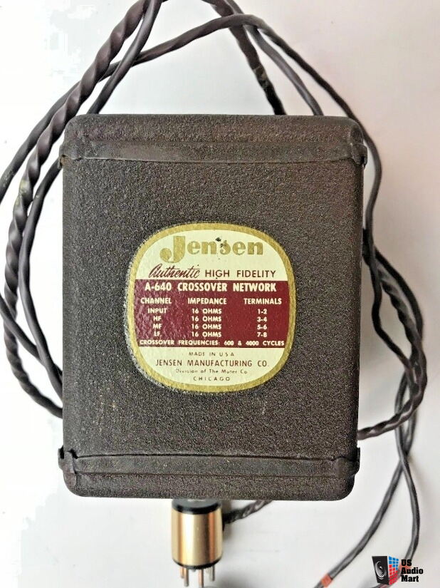 Jensen A-640 Crossover Dividing Network G-610 Triaxial Imperial Speaker ...