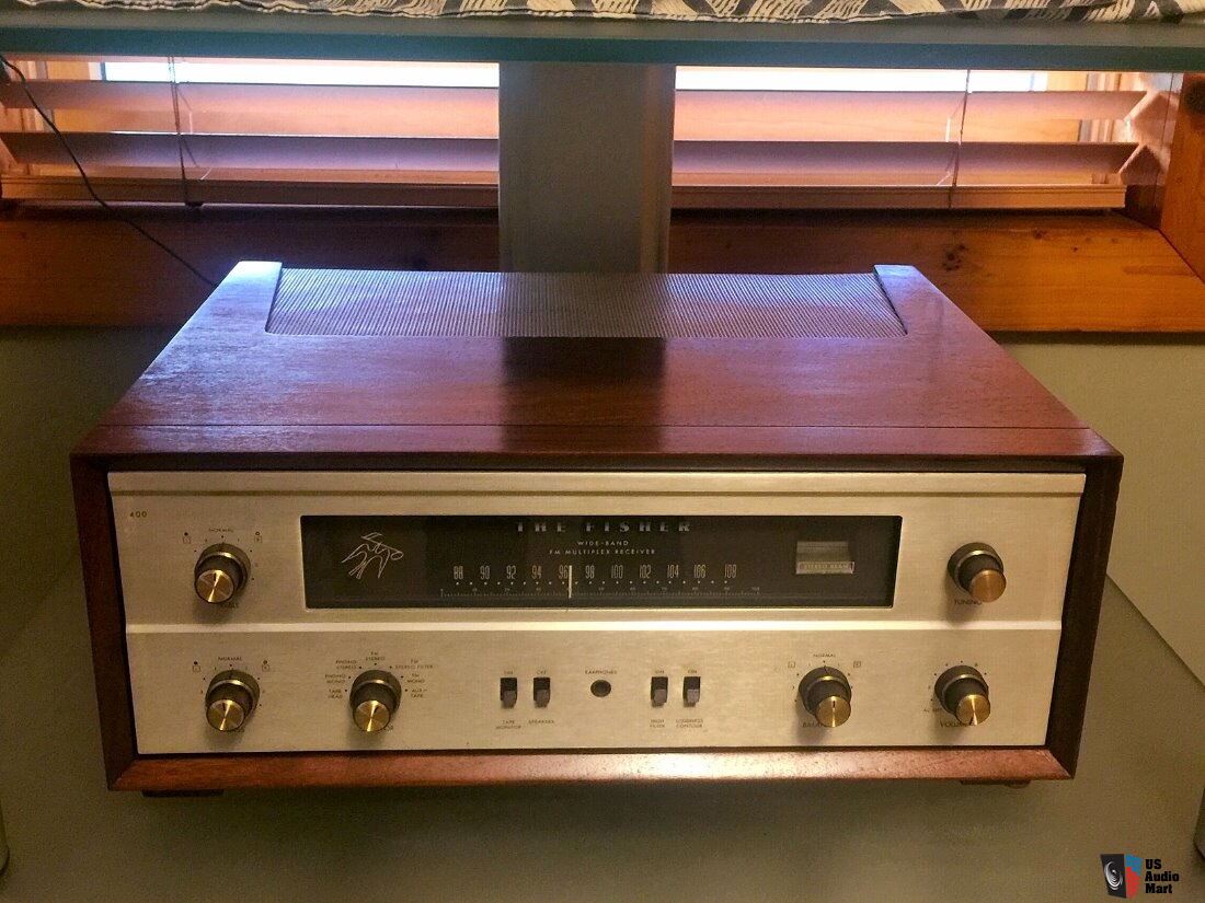 Sold to Mark P Fisher 400 Vintage Tube Stereo Receiver with wood ...