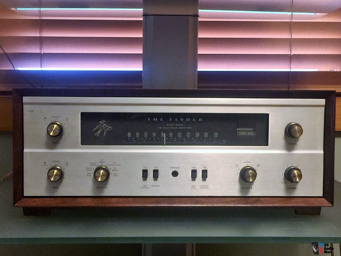 Sold to Mark P Fisher 400 Vintage Tube Stereo Receiver with wood ...