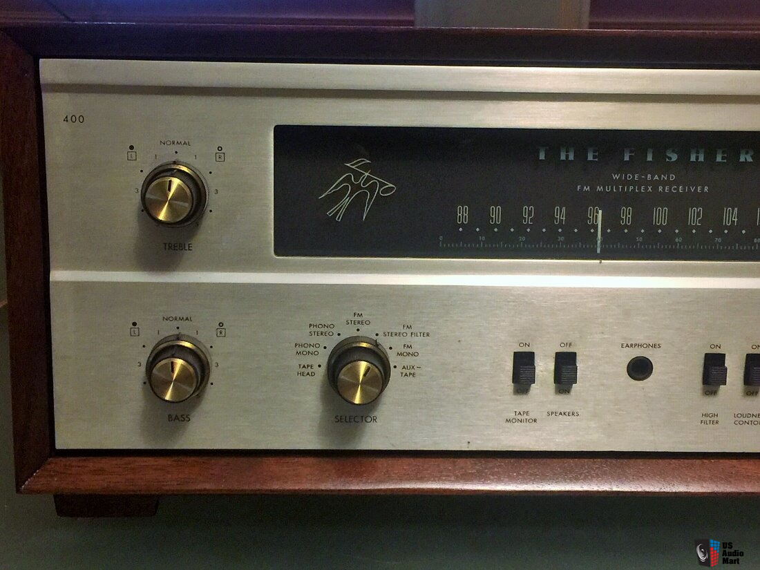 Sold to Mark P Fisher 400 Vintage Tube Stereo Receiver with wood ...