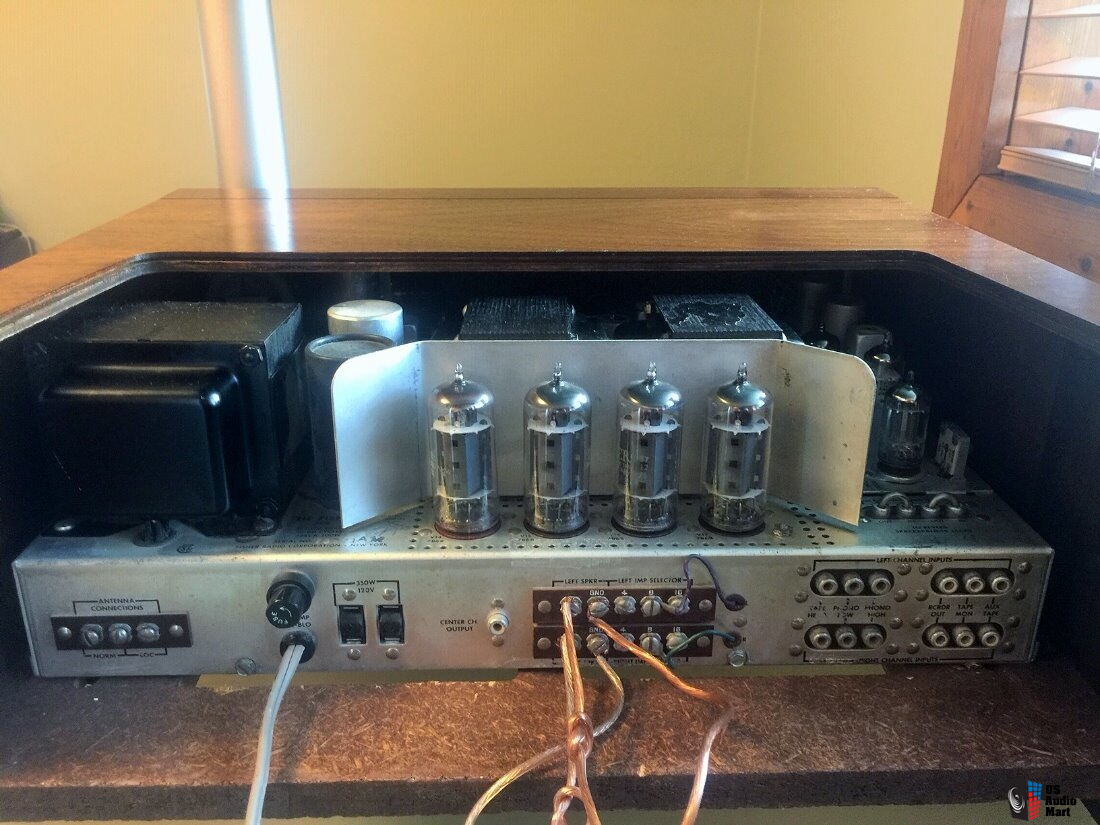 Sold to Mark P Fisher 400 Vintage Tube Stereo Receiver with wood ...