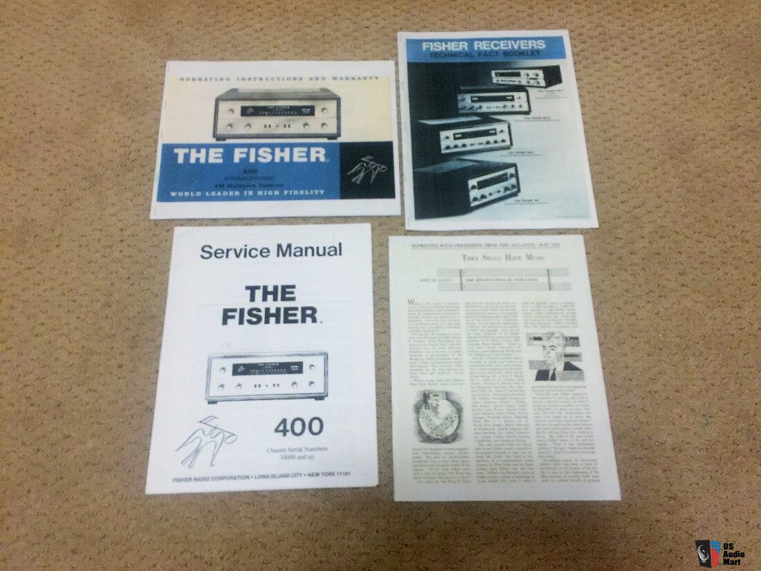 Sold to Mark P Fisher 400 Vintage Tube Stereo Receiver with wood ...