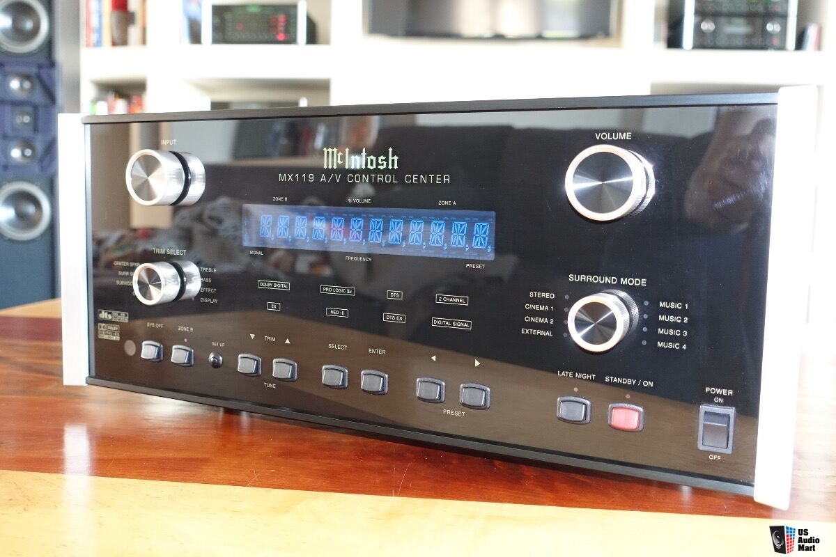 McIntosh MX119 AV Control Center Preamp w/manual, remote, box Photo ...
