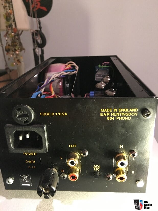 EAR 834P (220 watts)- MM/MC phono preamplifier, with front -panel level ...
