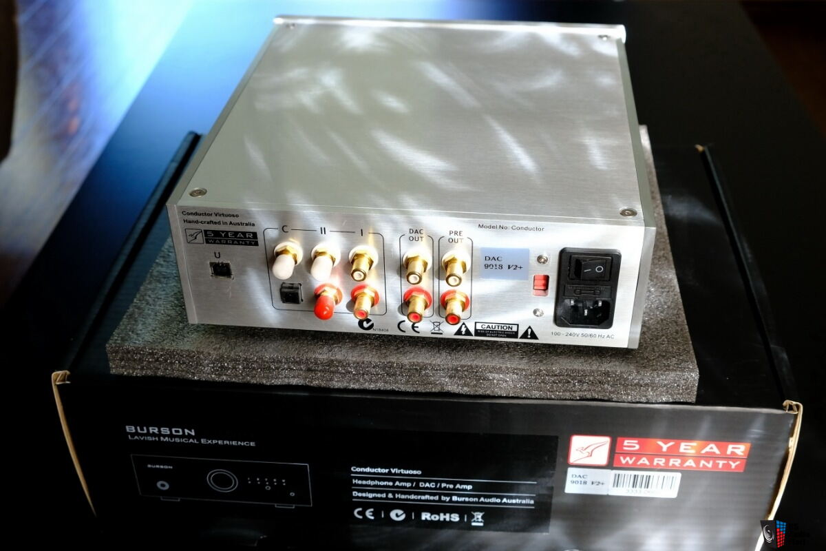 Burson Audio Conductor V2+ Headphone Amp / Preamp / USB DAC (DSD ...