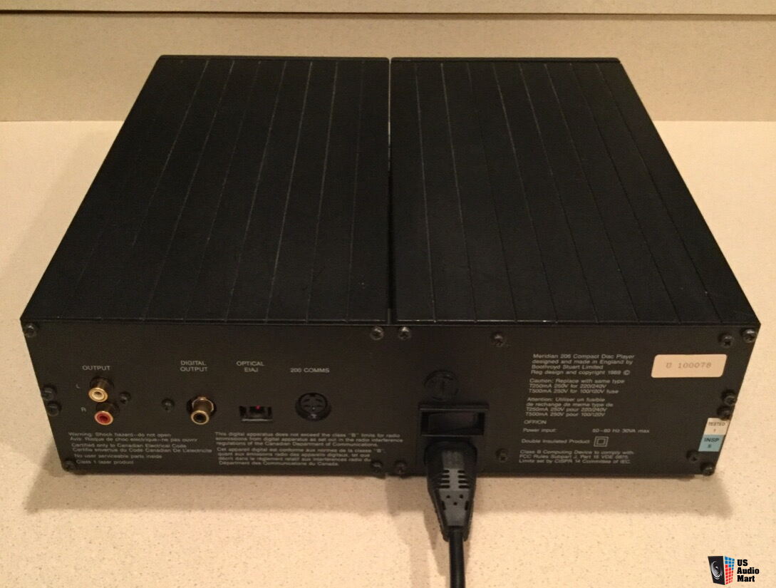 Meridian Boothroyd Stuart 206 CD Player in Excellent Condition Photo ...