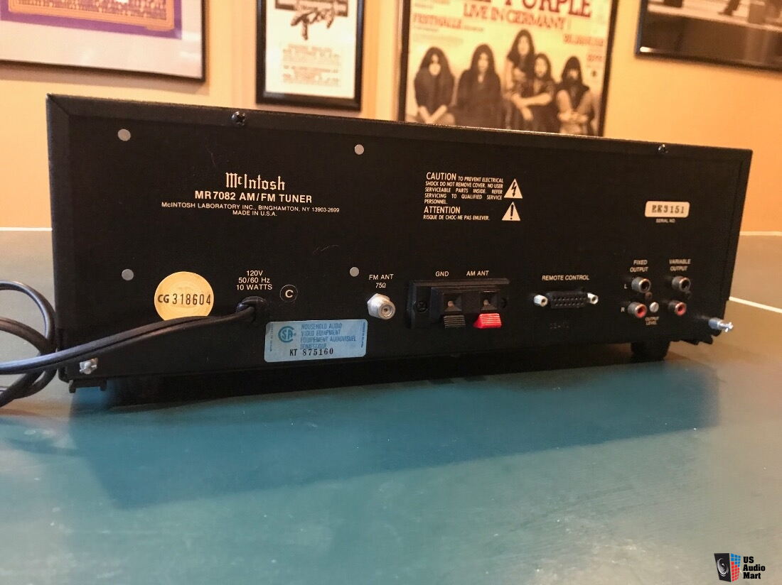 McIntosh MR-7082 AM/FM Digital Tuner - Mint with box, manual, panlocks ...
