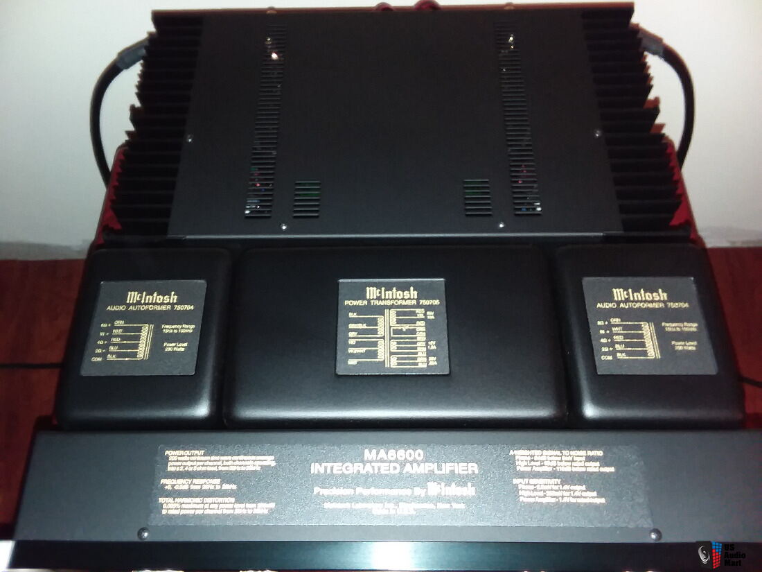 McIntosh ma6600 integrated amplifier As New Photo #2067075 - US Audio Mart