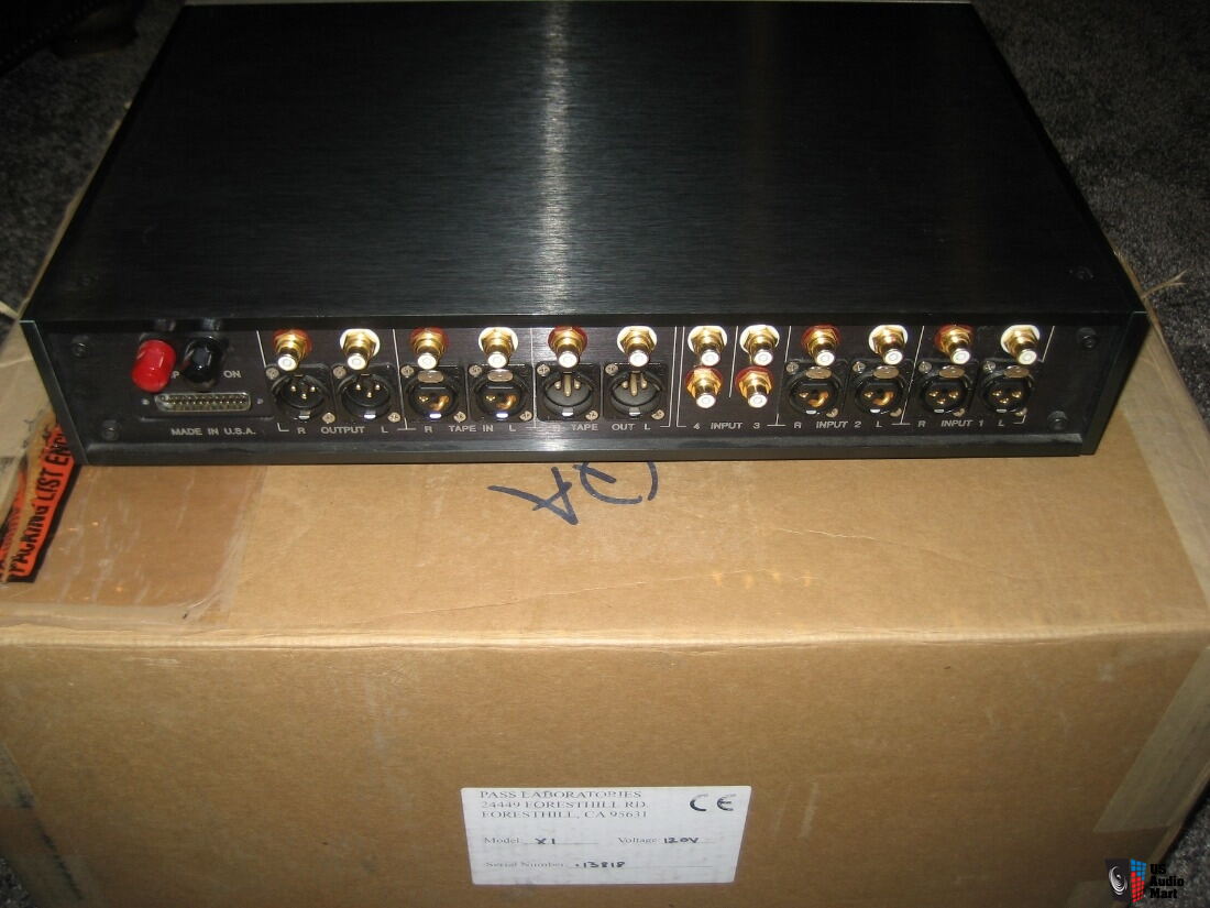 Pass Labs X1 Preamplifier w/ original remote, box, manual *price drop ...