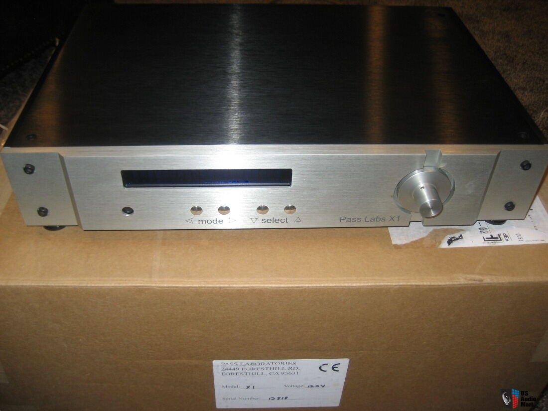 Pass Labs X1 Preamplifier w/ original remote, box, manual *price drop ...