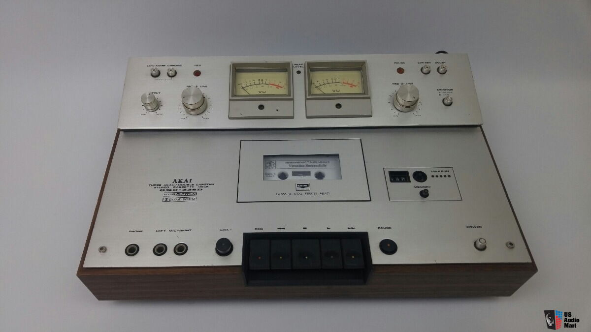 Akai GXC-325D Cassette Top-Load Tape Deck 3 Head Glass/Ferrite, For ...