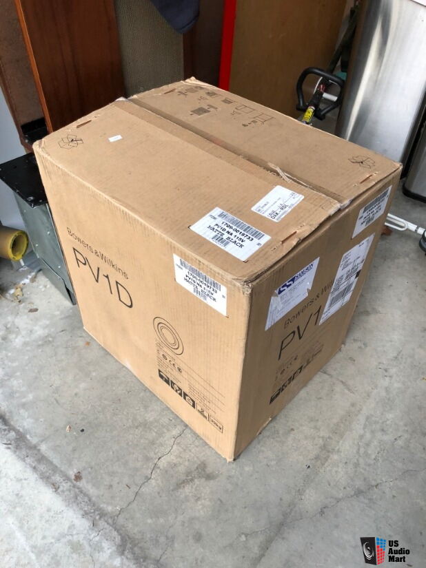 B&W Bowers and Wilkins PV1D subwoofer black. NIB. open box Photo ...
