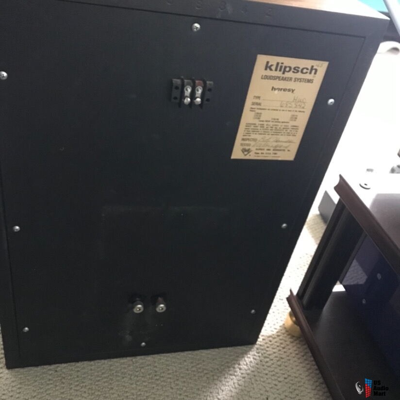 Klipsch Heresy I with crossover updates Photo #2082268 - US Audio Mart