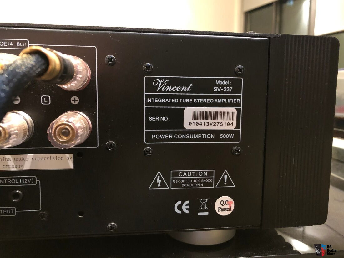 Vincent SV-237 Hybrid Integrated Amp (tube/SS) - mint! Photo #2082918 ...