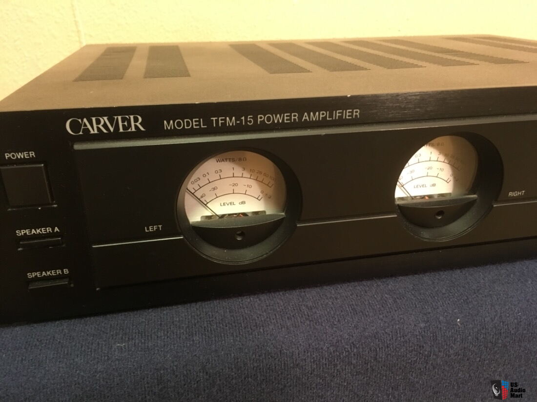 Carver TFM 15 power amp mint Photo #2085026 - US Audio Mart
