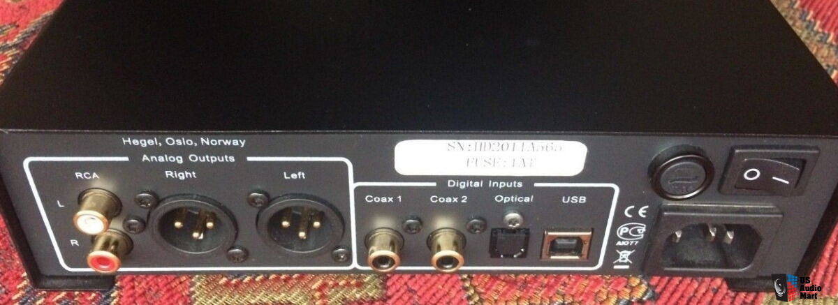 Hegel HD20 24/192 High End DAC Digital To Analog Converter Digital ...